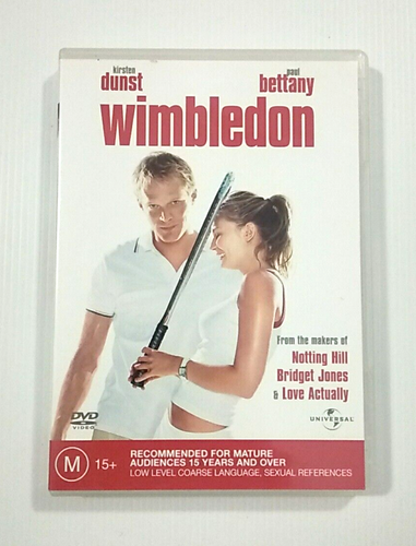 Wimbledon (DVD, 2004) Kirsten Dunst Paul Bettany Movie Free Post | eBay