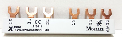 EATON EVG-3PHAS/6MODUL/HI,EATON 216411 EV busbars,MOLLER X-POLE EVG ...