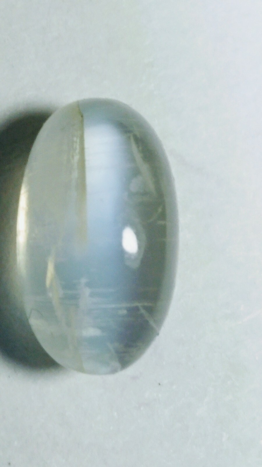 AESTHETIC UNTREATED NATURAL MOGOK PRECIOUS MOONSTONE 3.35 CT.11. X 6.4 ...