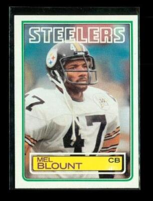 Vintage 1983 TOPPS Football Trading Card #357 MEL BLOUNT Pittsburgh ...