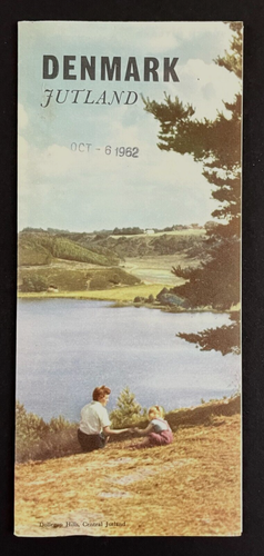 1960 Jutland Denmark Vintage Travel Brochure Tourist Points Culture ...