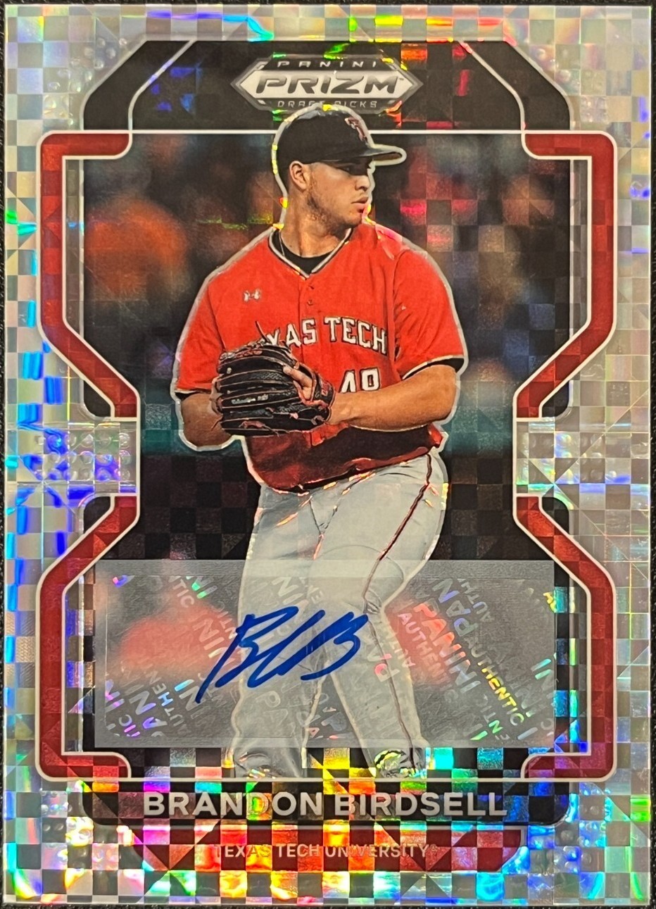 2022 Panini Prizm Draft Picks - Brandon Birdsell #PDP143 Power Plaid ...