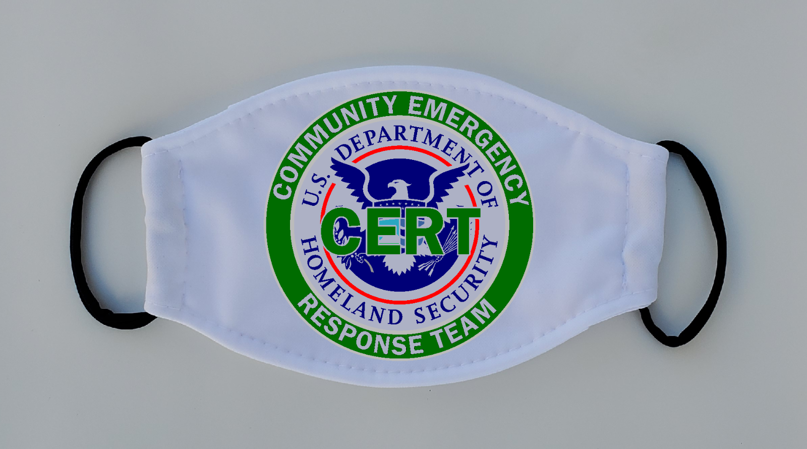 CERT Department of Homeland Security Reusable Face Mask DHS Federal ...