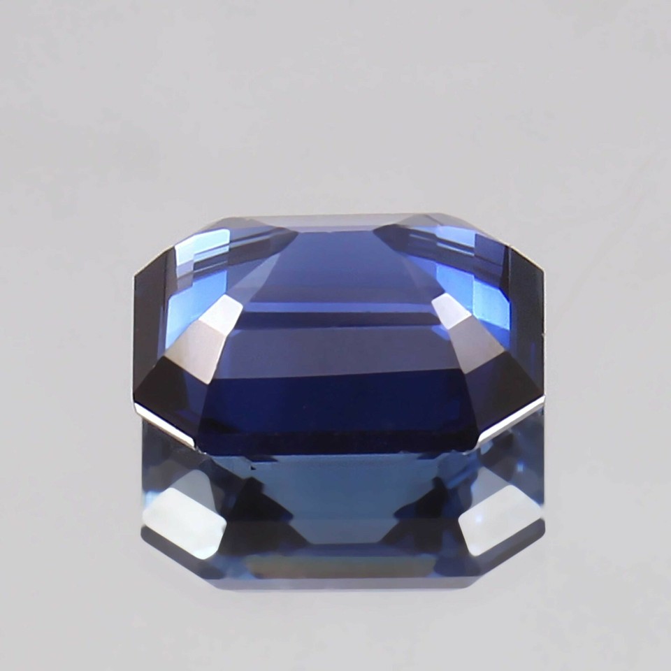 AAA Grade Natural Ceylon Royal Blue Sapphire Radiant Loose Gemstone Cut ...