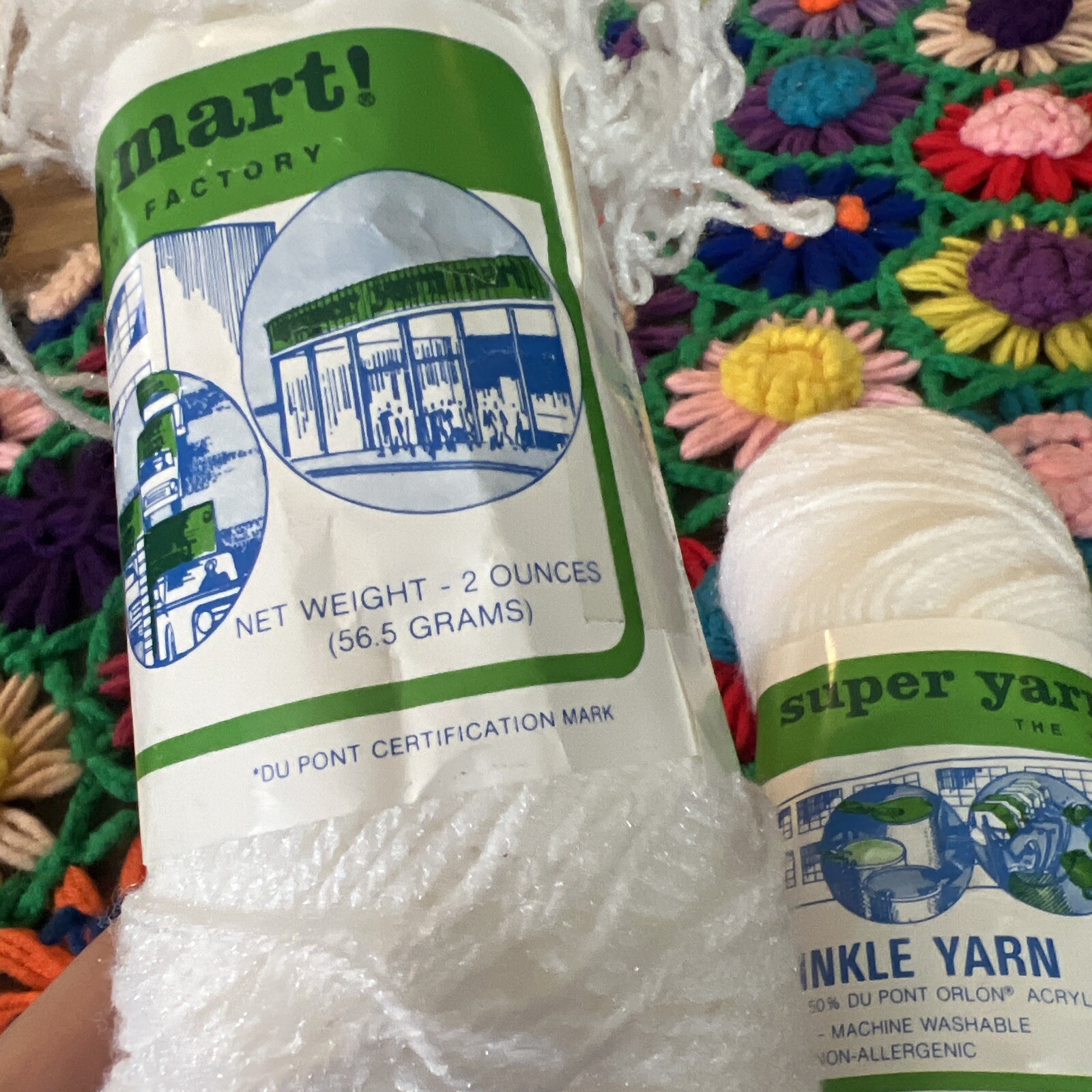 Vintage Super Yarn Mart Twinkle Lot of 2 *READ 200 Snow White 97 91 | eBay