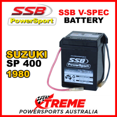 SSB 6V For Suzuki SP400 SP 400 1980 V-Spec Dry Cell AGM Battery 4-V6N4 ...