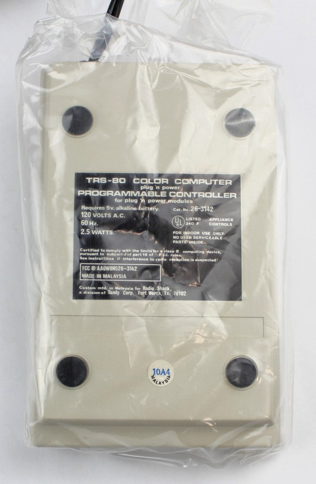 RADIO SHACK TANDY TRS-80 COLOR COMPUTER 2 & 10 GAMES MODEM APPLIANCE ...