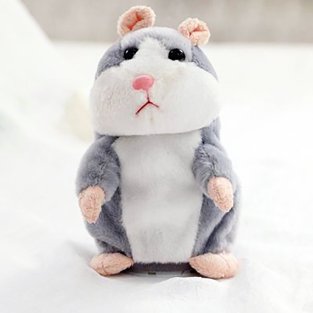 Christmas Pet Talking Hamster Plush Animal Toy Electronic Hamster Mouse ...