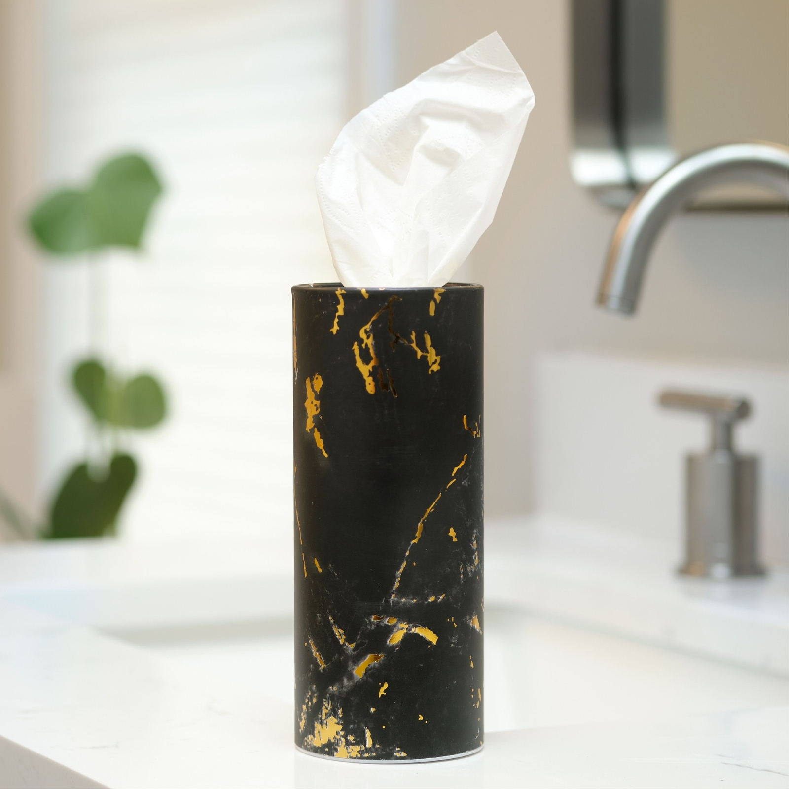 8-Pack Round Tissue Boxes for Car Cup Holder - Travel Size Refill ...