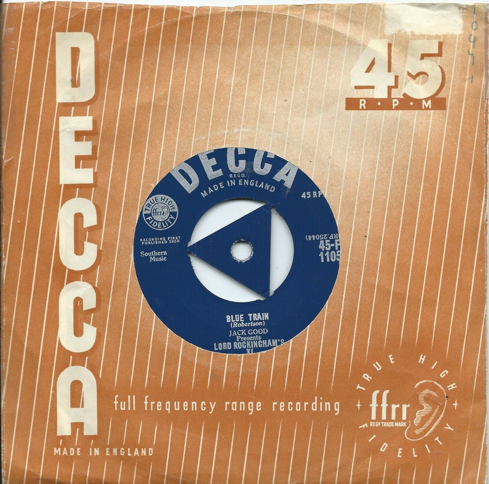 Jack Good Presents Lord Rockingham's XI:Hoots mon/Blue train:UK Decca ...
