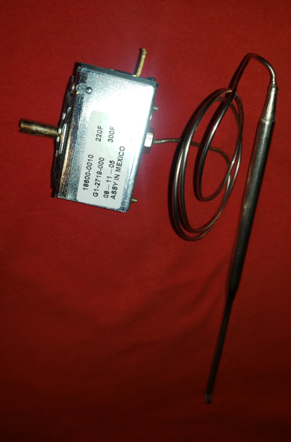 Ranco Thermostat Type G1 60-220° W/O Dial G1-2719-000 for sale online ...