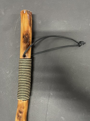 55” Hiking Stick Rope Wrapped Handle Pine | eBay