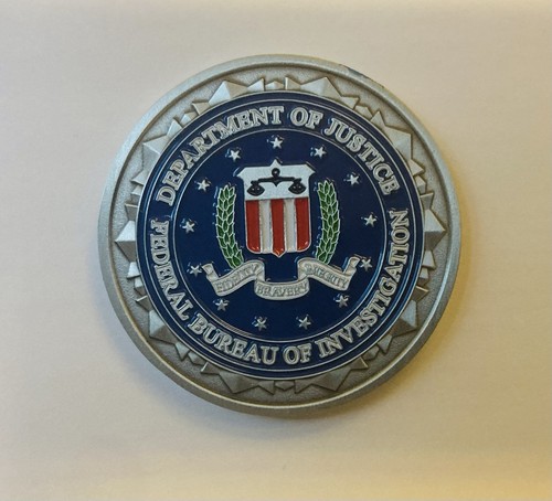 FBI CHALLENGE COIN DEPARTMENT OF JUSTICE OPERATION TECHNOLOGY DIVISION ...