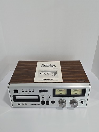 High End 8 Track Player Panasonic Model RS-808 With Instruction Manul ...