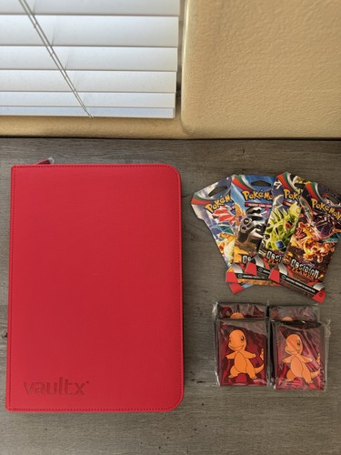 Pokemon Obsidian Flames Master Set Including Pack Art Set, Sleeves, And ...