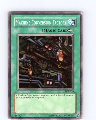 Yu-Gi-Oh TCG Machine Conversion Factory LOB-096 Unlimited Common Card ...