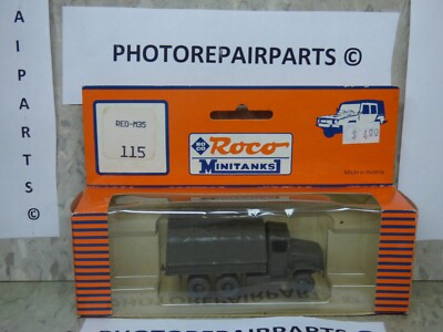 Roco Minitanks WWII US M-35 GMC 353 2.5 T 6x6 Troop / Cargo Truck Lot ...