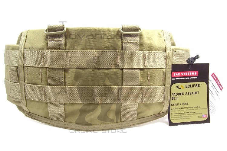 BAE Systems ECLiPSE Padded MOLLE Assault Belt - L/XL MJK khaki | eBay