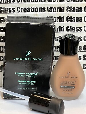VINCENT LONGO LIQUID CANVAS SHEER MATTE FOUNDATION - RICH SIENNA # 11 - 1.0 OZ | eBay