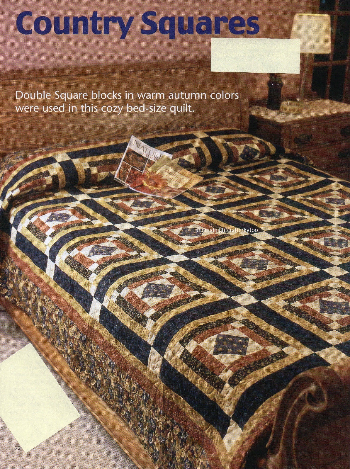 Country Squares Quilt Pattern Pieced RN | eBay