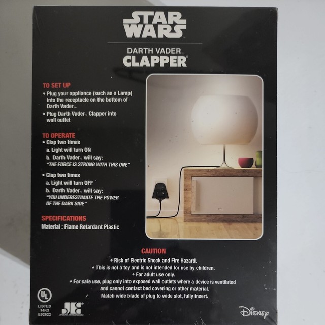 Clapper CL836-01 Star Wars Talking Darth Vader for sale online | eBay