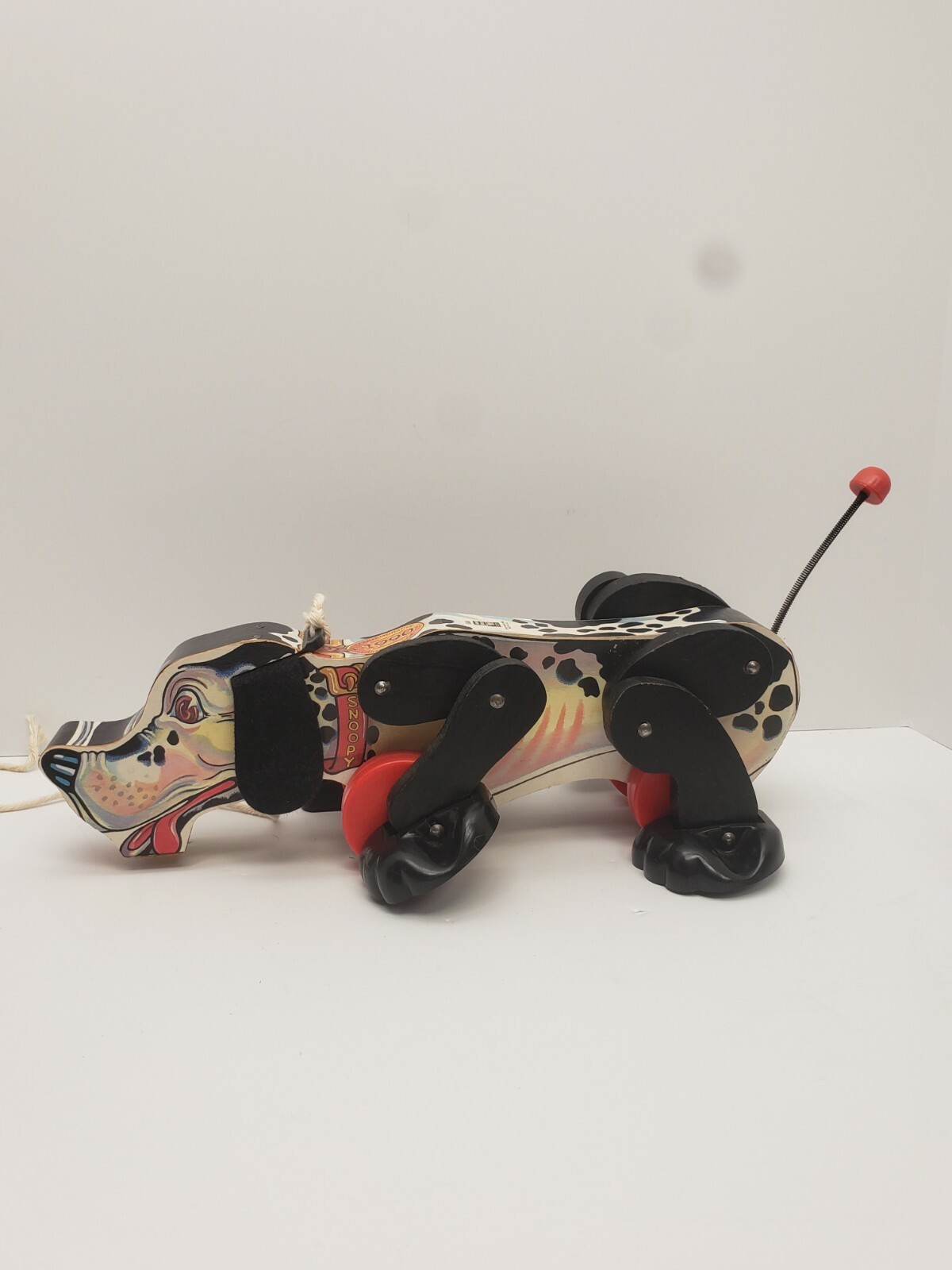 1990 Fisher Price Commemorative Limited Edition Snoopy Sniffer Wooden ...