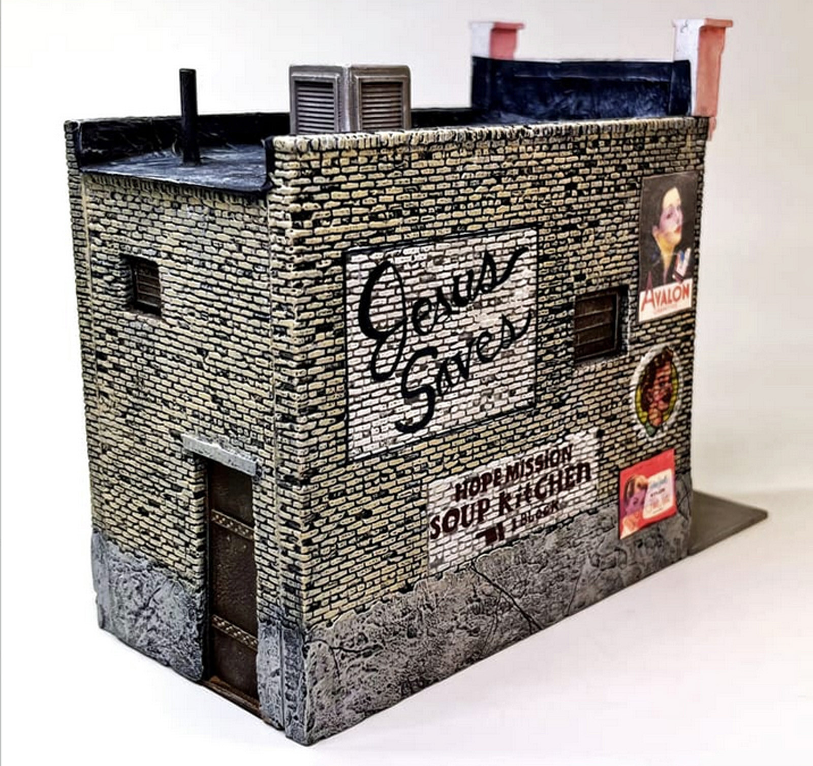 THOMAS YORKE BECKY SUE'S HOUSE OF BEAUTY O On30 Model Structure Unptd ...