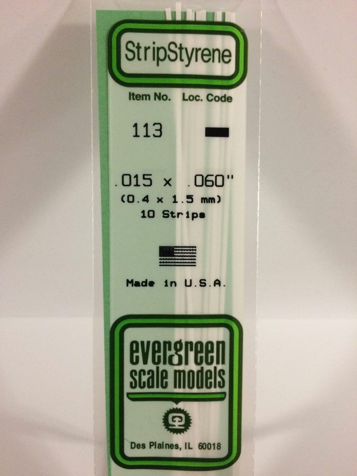 Evergreen Scale Models Styrene Plastic Strip Tubes Angles Rods Scratch ...