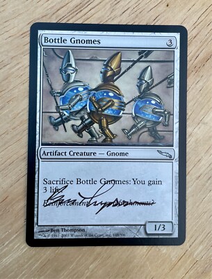 VTG 2003 MTG Card Bottle Gnomes Artifact Creature Wizards Of The Coast 148/306 | eBay