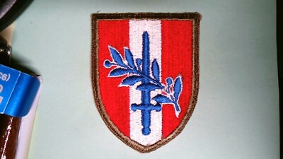 ORIGINAL MILITARY PATCH SEW ON WW2 ERA NO GLOW US ARMY AUSTRIA ...
