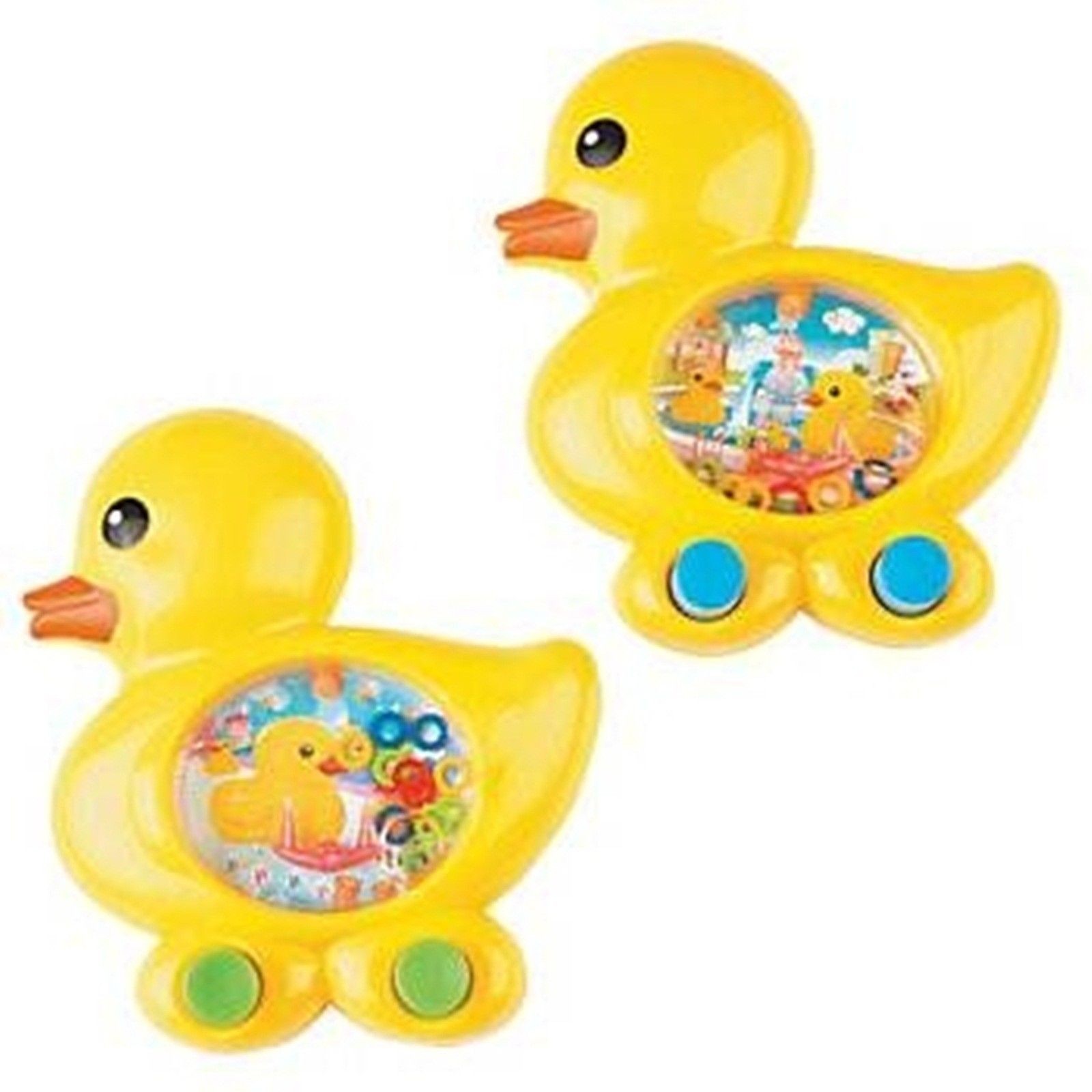 3 x DUCK SHAPED WATER GAME Kids Party Favors Plastic Ducks Duckie ...