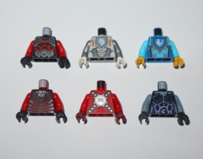 Lego ® Lot 6 Torse + Bras + Main Minifig Figurine Personnage Nexo ...