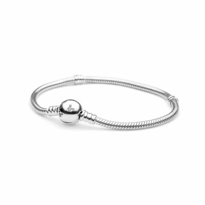 Pandora Moments Disney Bracelet with Snake Chain Mickey Mouse 590731cz ...