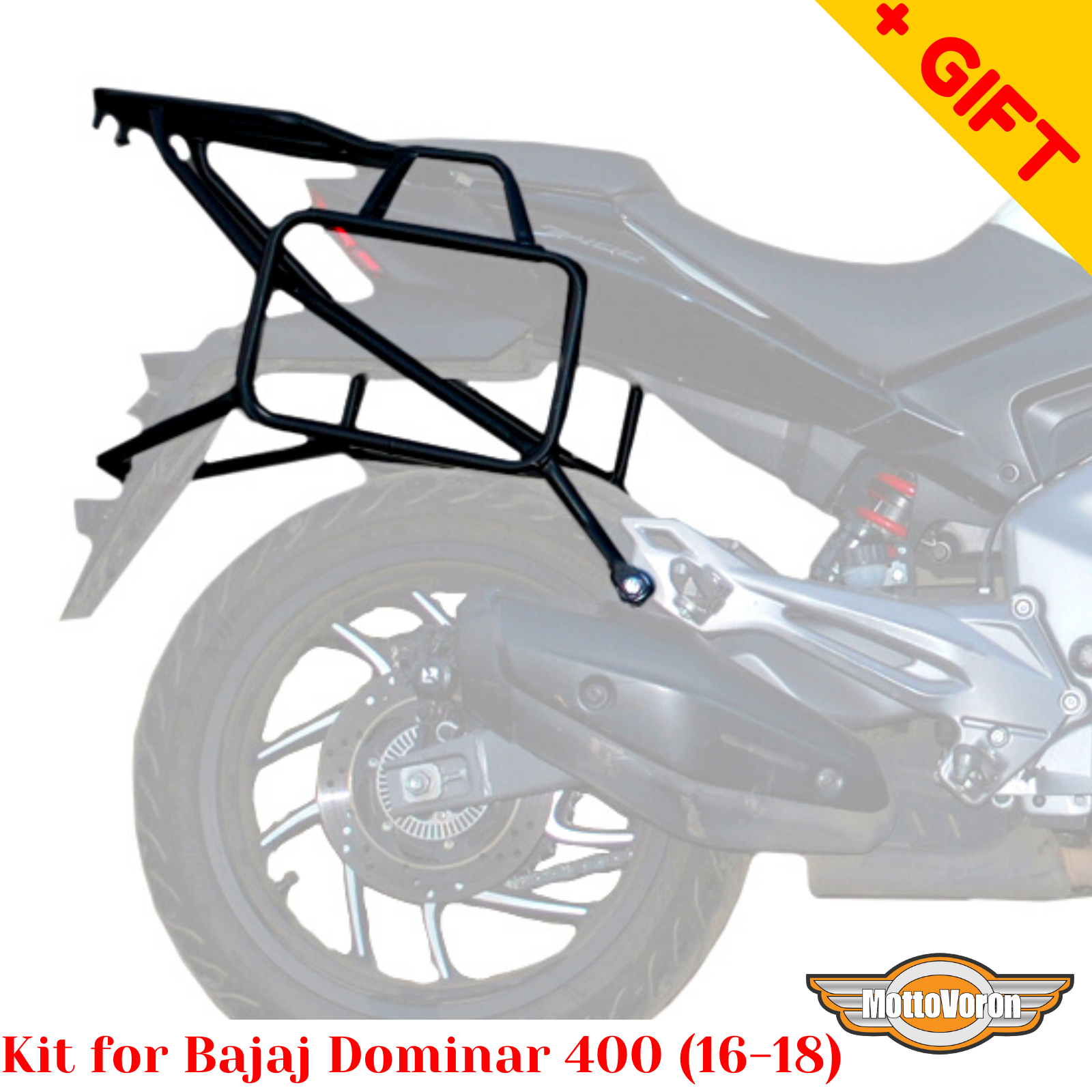 For Bajaj Dominar 400 Luggage rack system Engine guard Kit for soft ...
