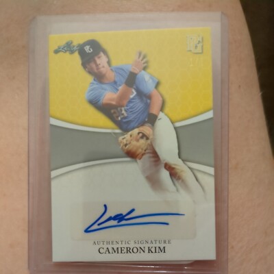 2022 Leaf Perfect Game Cameron Kim yellow blank back 1/1 | eBay