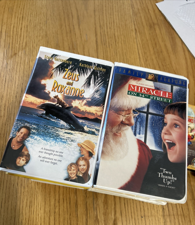 BIG Vintage Lot 17 Children’s VHS Animated Movies WB Fox DISNEY ...