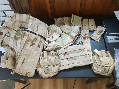 US Military DCU Camo Uniform And Molle ll System Vest And Pouches | eBay