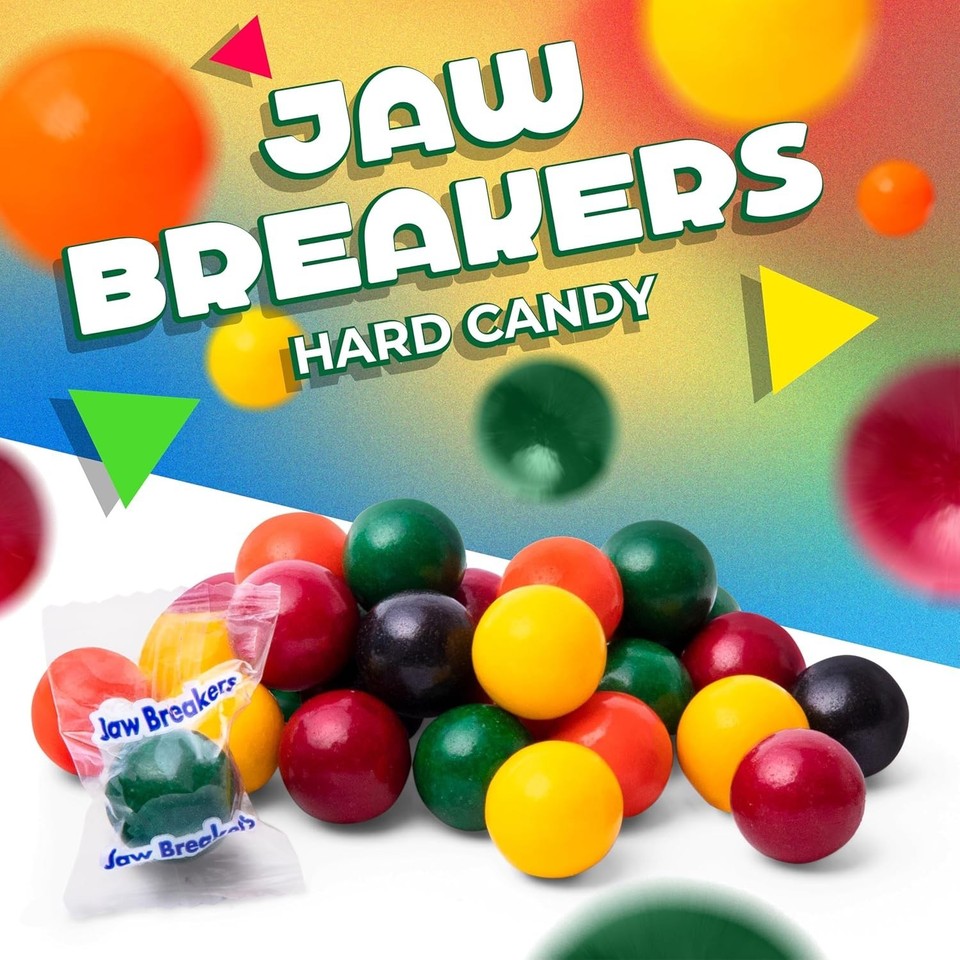 Jawbreakers Mini Hard Candy Fruit Flavored Assortment, Individually Wrapped (... | eBay