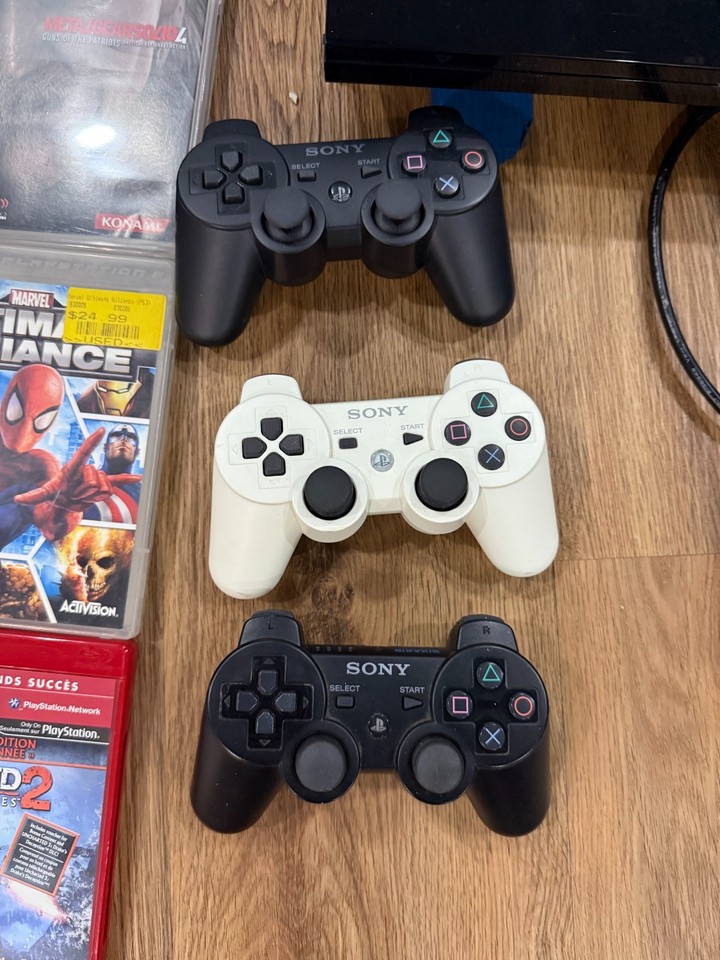 Sony PlayStation 3 60GB FAT PS3 Bundle CECHA01 Backwards Compatible +29 ...