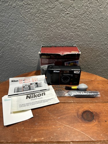 Nikon Tele Touch 300 Quartz Date Dual Lens 35mm Auto Focus. | eBay