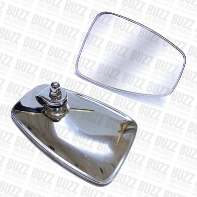 Scooter Mod Stadium Mirror Head Smooth Back Chrome 004803 | eBay UK