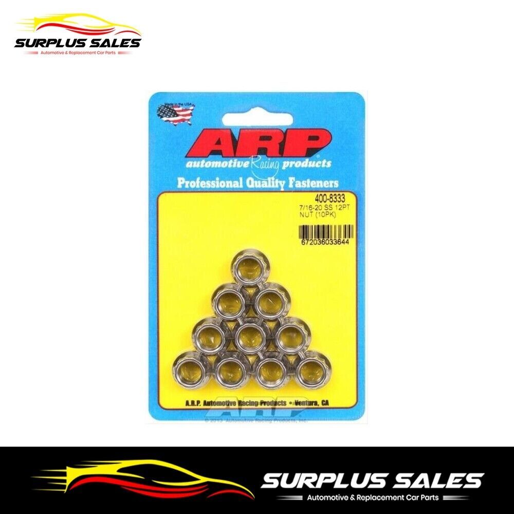 400-8333 ARP 12-Point Nuts 7/16 in.-20 RH Thread | eBay