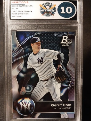 2023 Bowman Platinum #39 - Gerrit Cole - YANKEES - Graded Mint 10 | eBay