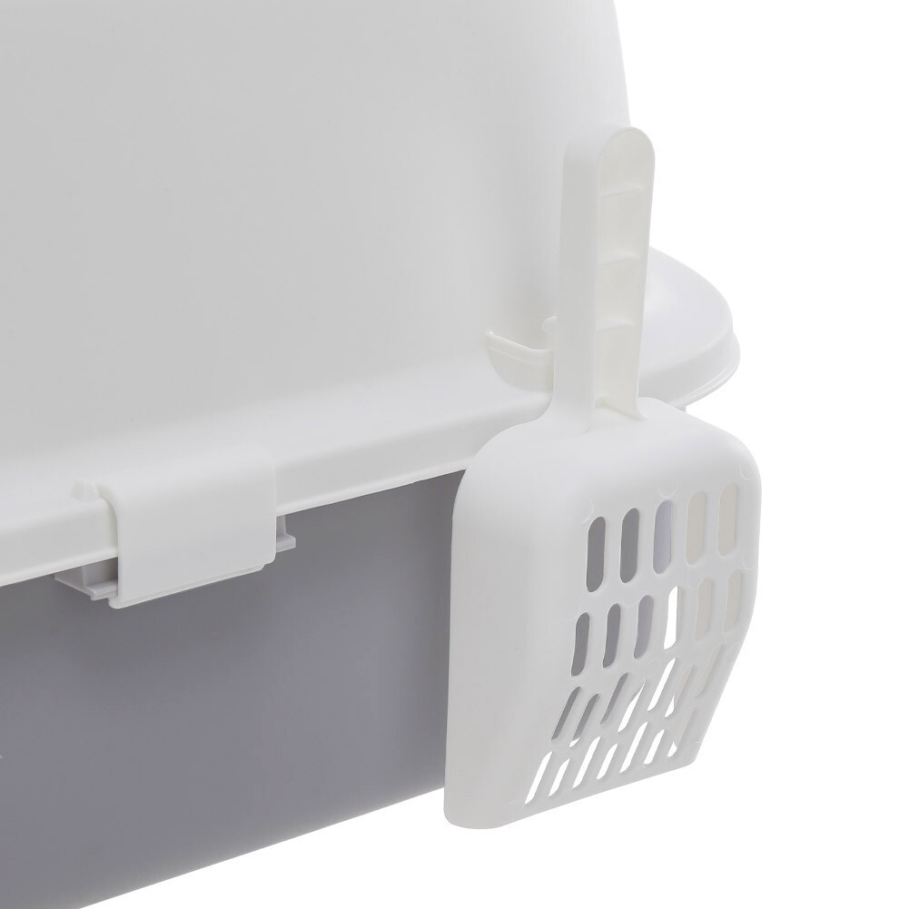 Extra Large Hooded Litter Tray Cat Toilet Litter Box With Drawer Pet ...