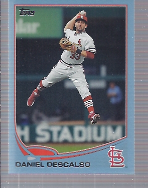 2013 (CARDINALS) Topps Wal Mart Blue Border #190 Daniel Descalso | eBay