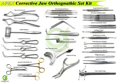 Apex Corrective Jaw Surgery Kit Maxillofacial Orthognathic Instruments ...
