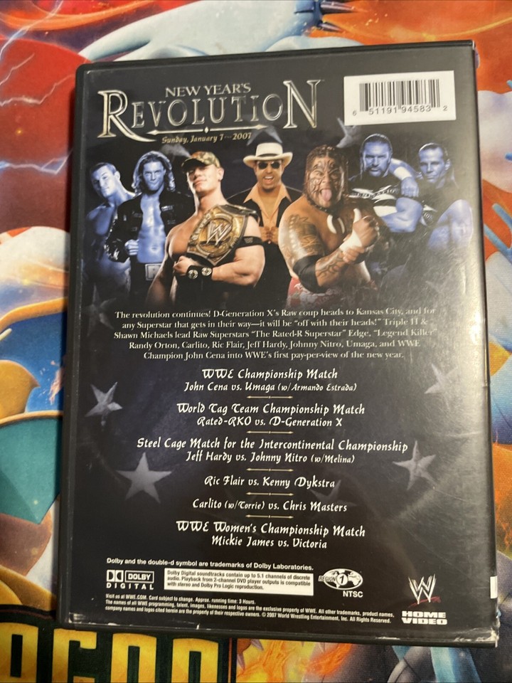 WWE: New Year's Revolution 2007 (DVD, 2007) 651191945832| eBay