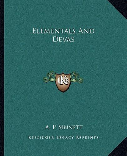 Elementals and Devas by A. P. Sinnett (2010, Trade Paperback) for sale ...