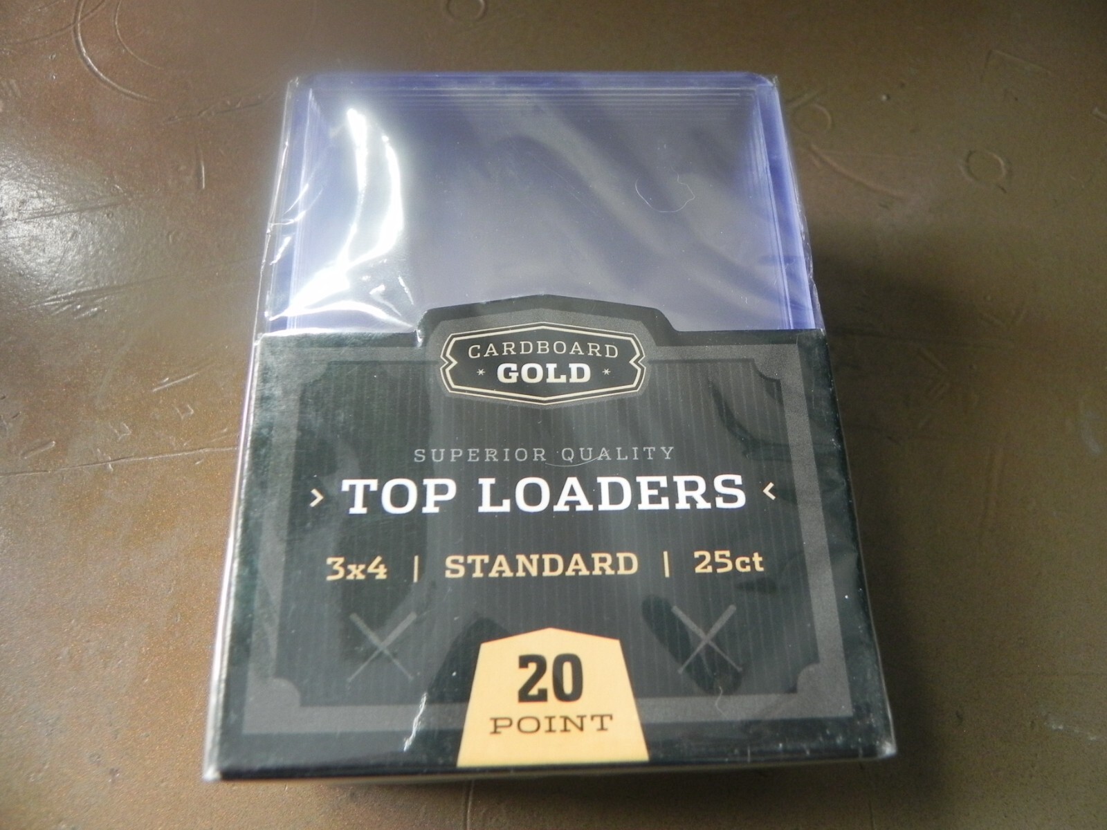 Cardboard Gold Top Loader S - 3x4 Standard Size Rigid Card Protectors ...