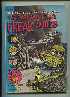 1974 The Best Of Rip Off Press Vol 2 Fabulous Furry Freak Brothers (6.0 ...